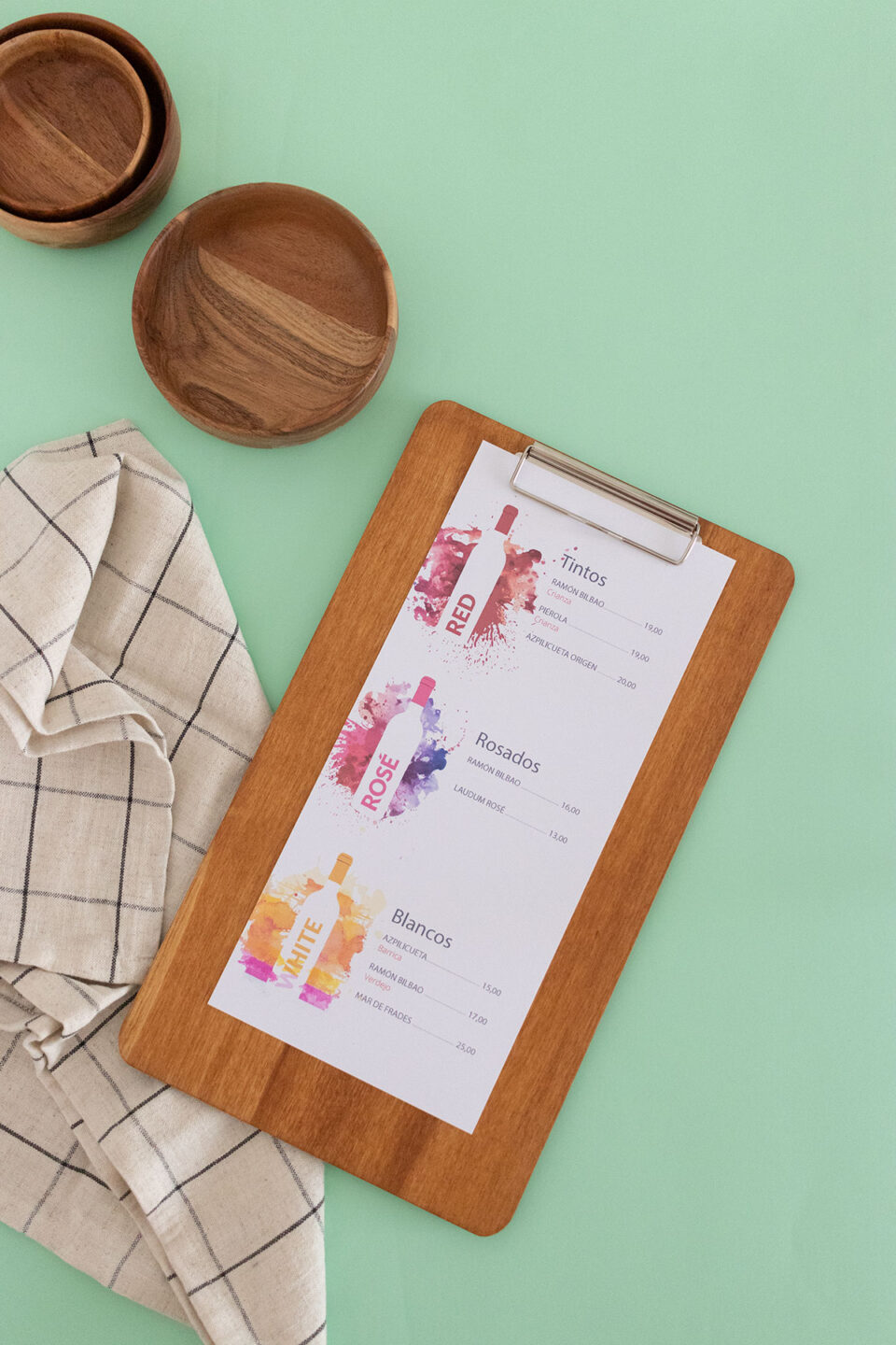 NUEVO: Tablas con pinza para restaurantes - Blog Mabaonline